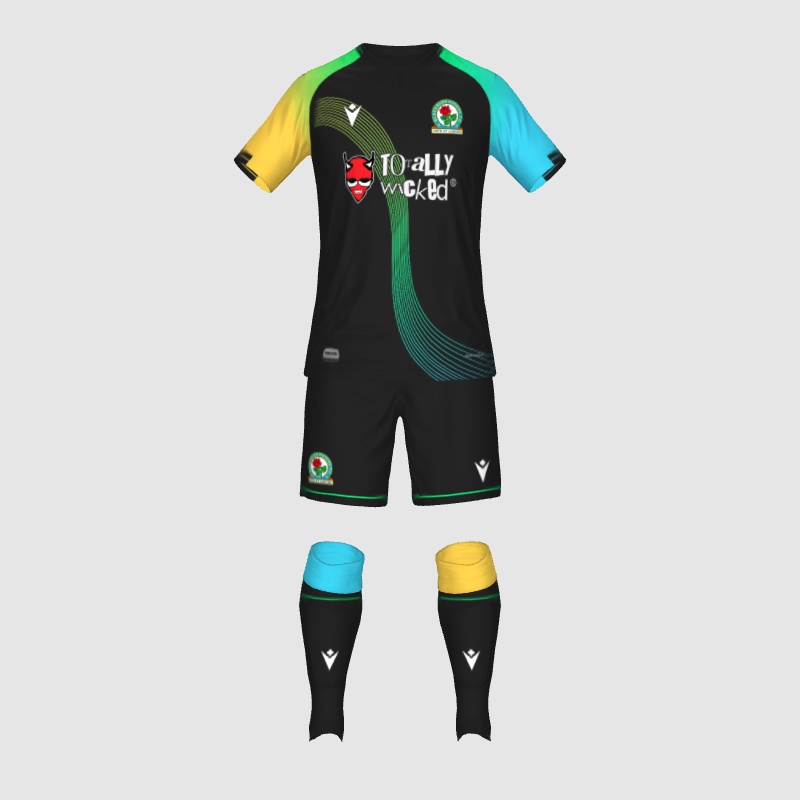 blackburn rovers away kit also macron - FIFA Kit Creator Showcase