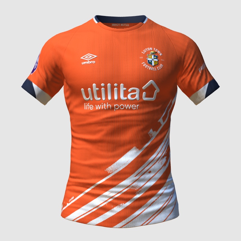 Luton Town x Derby "Design Steal" home concept - FIFA Kit Creator Showcase