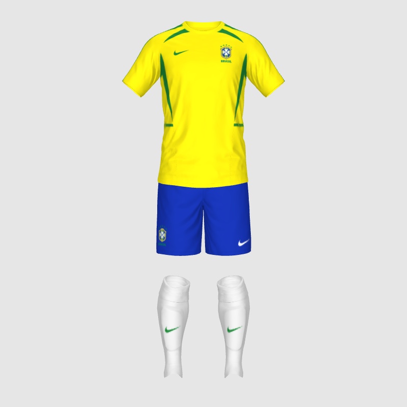 Brasil 2002 Home - FIFA Kit Creator Showcase
