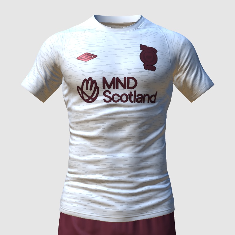 Hearts Fc Away Fantasy Kit - FIFA Kit Creator Showcase