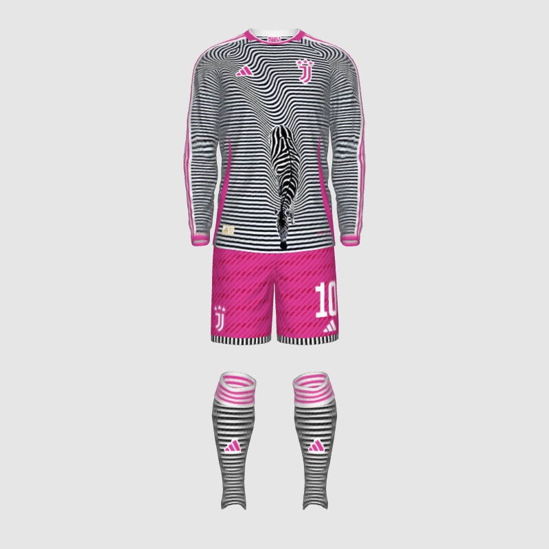 Juventus - Away (Pink Zebra) - FIFA Kit Creator Showcase