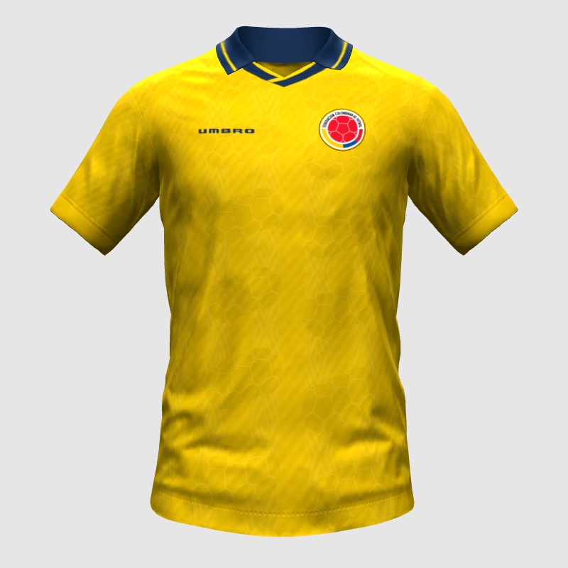 Selección Colombia 1994-1996 y 1997 Umbro - FIFA Kit Creator Showcase
