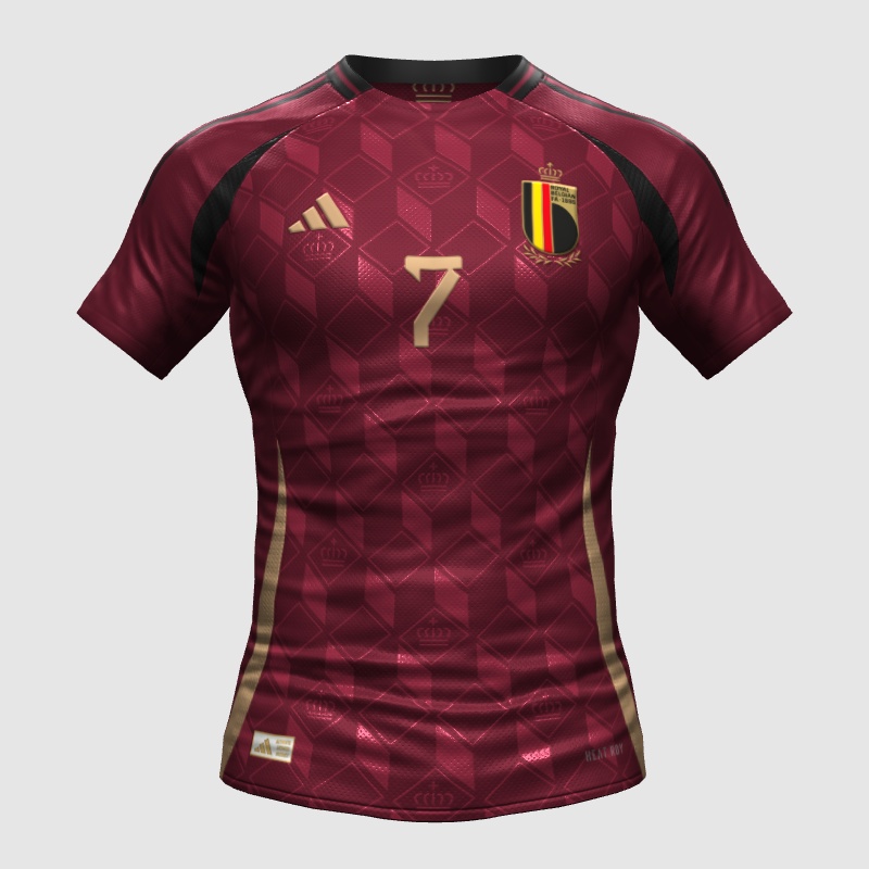 Belgium 2024-2025 Leaked Home Kit - FIFA Kit Creator Showcase