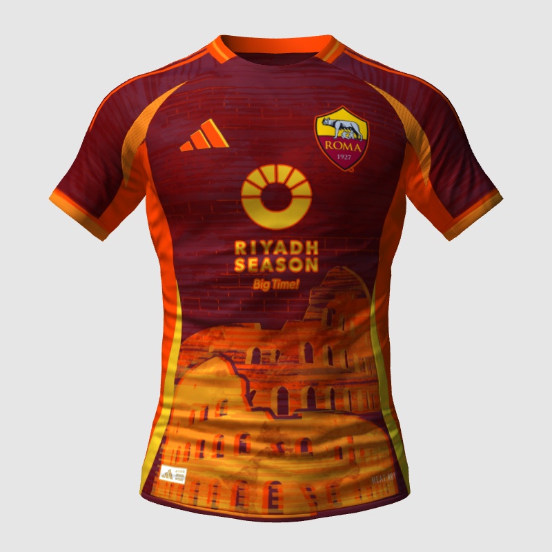 Adidas AS Roma home kit concept 24/25(100 LIKES!) - FIFA Kit Creator ...