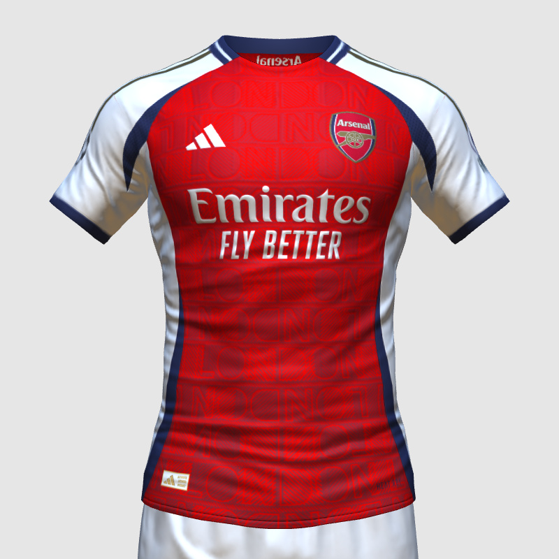 Arsenal Home Adidas Concept - FIFA Kit Creator Showcase