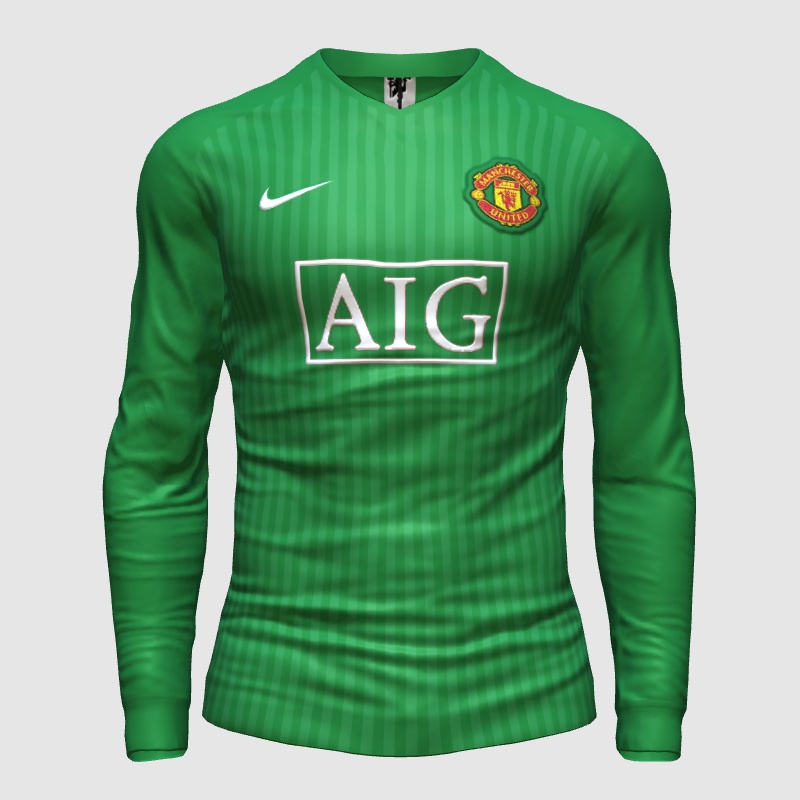 Manchester United 2007/2008 Goalkeeper Jersey - FIFA Kit Creator Showcase