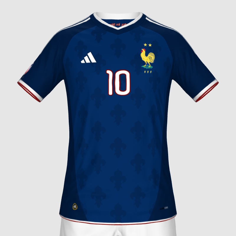 Adidas x France 2026 WC kit concept - FIFA Kit Creator Showcase