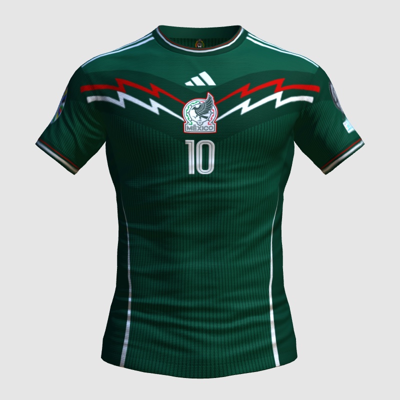 Mexico Home Concept Kit (JM Design Template) - FIFA Kit Creator Showcase