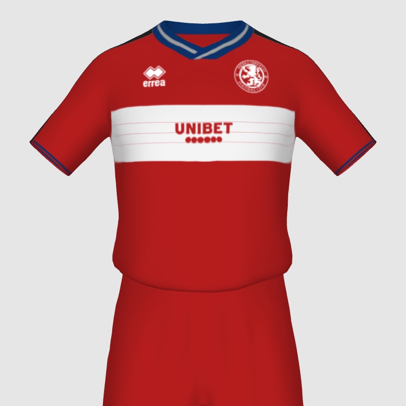 Middlesbrough Home kit 24/25 - FIFA Kit Creator Showcase