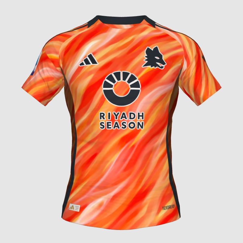 As Roma Away Flame Kit Concept (Credits) - FIFA Kit Creator Showcase