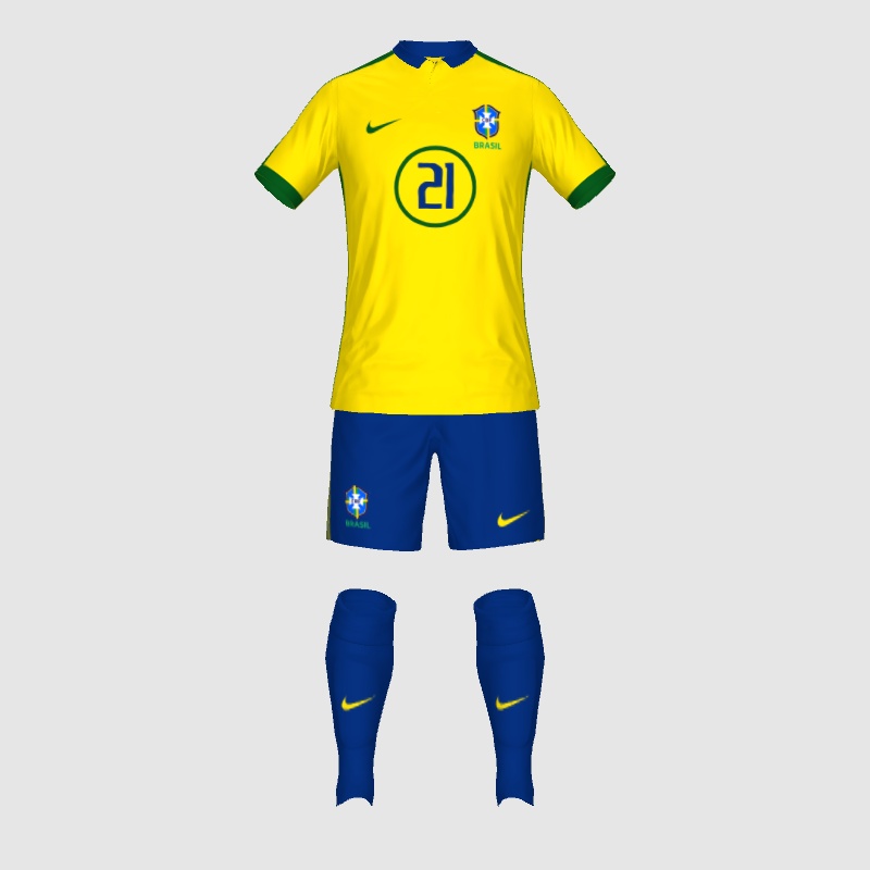 Brasil-World Cup 2026 (1° Uniforme) - FIFA Kit Creator Showcase
