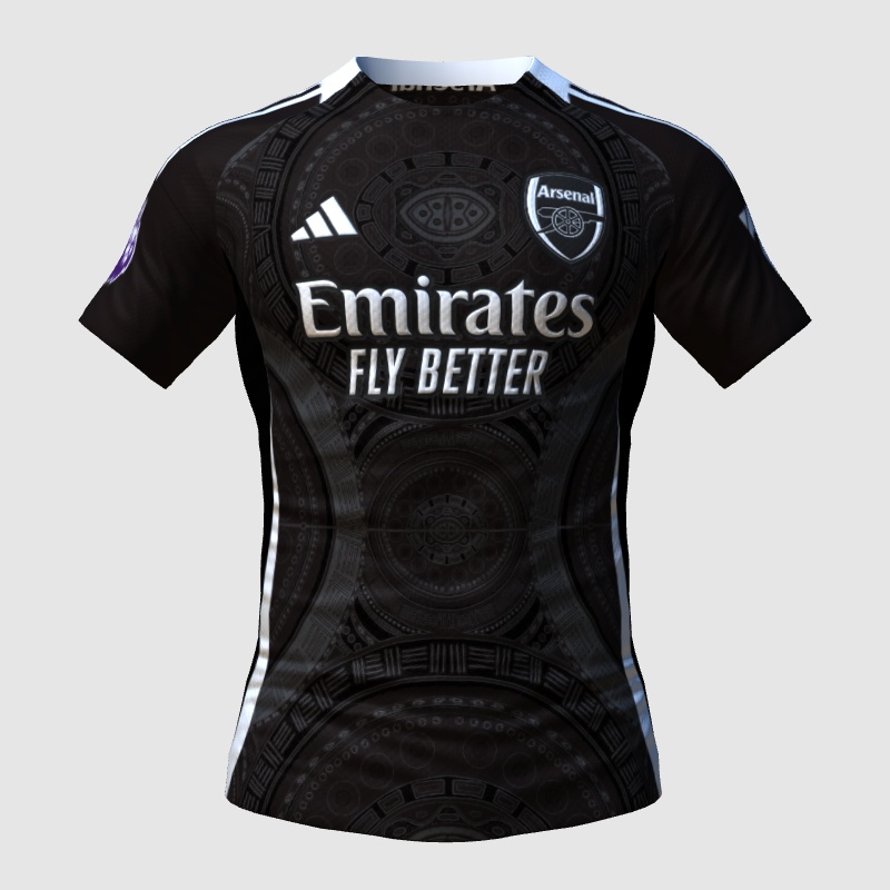 Arsenal Fourth Kit Concept (Dark Mode) - FIFA Kit Creator Showcase