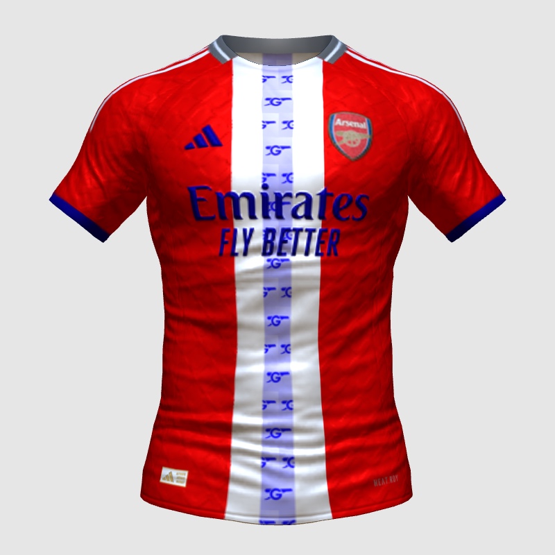Arsenal “Stripe” Home kit - FIFA Kit Creator Showcase