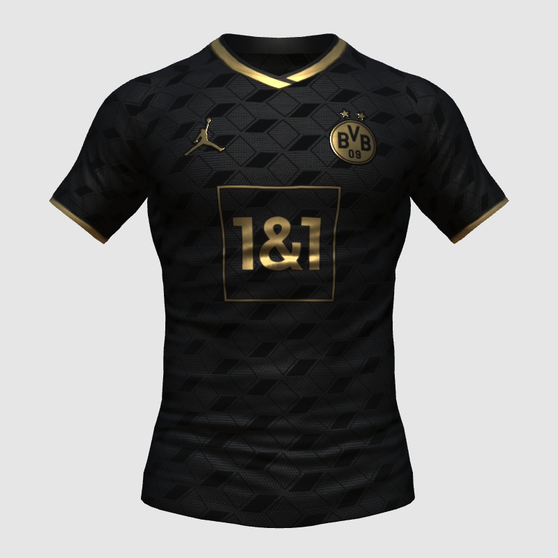 BVB x Jordan Away Kit Concept - FIFA Kit Creator Showcase