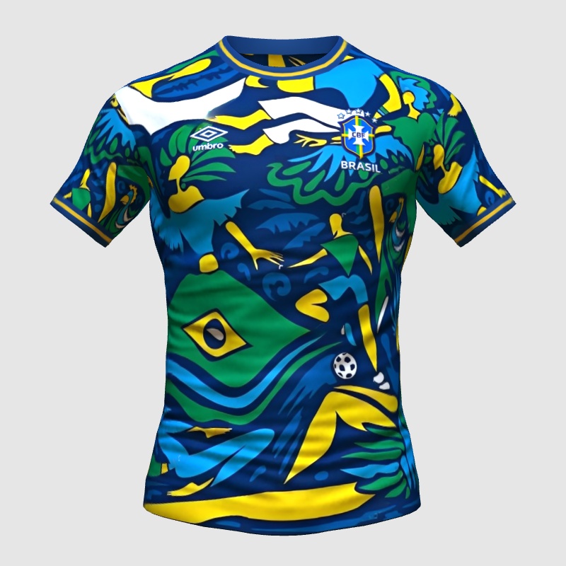 Brazil X Umbro Pre-Match Concept Kit - FIFA Kit Creator Showcase