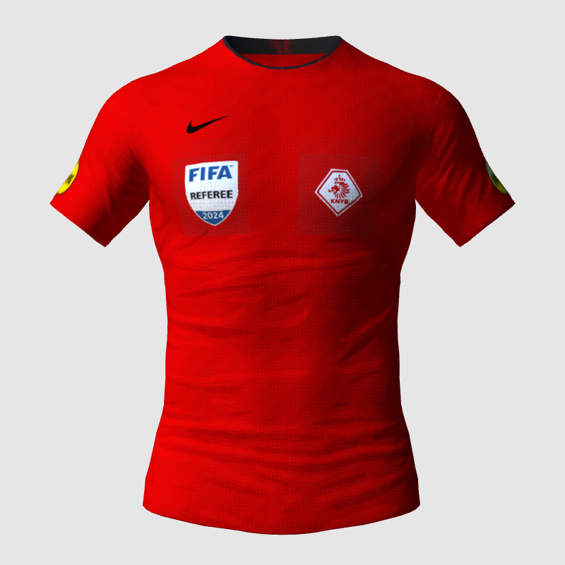 Dutch referee (Eredivisie) - red - FIFA Kit Creator Showcase