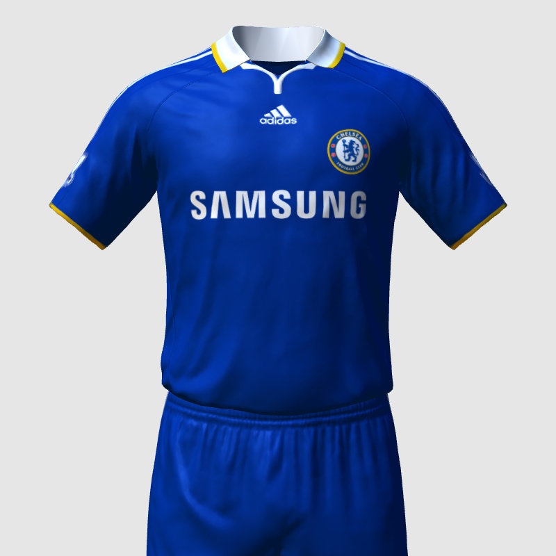 Chelsea x Adidas home kit 2008/2009 - FIFA Kit Creator Showcase