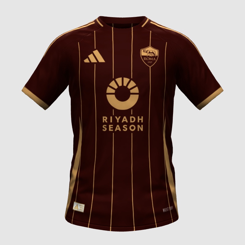 AS Roma Home Kit 2024-2025 Prediction - FIFA Kit Creator Showcase
