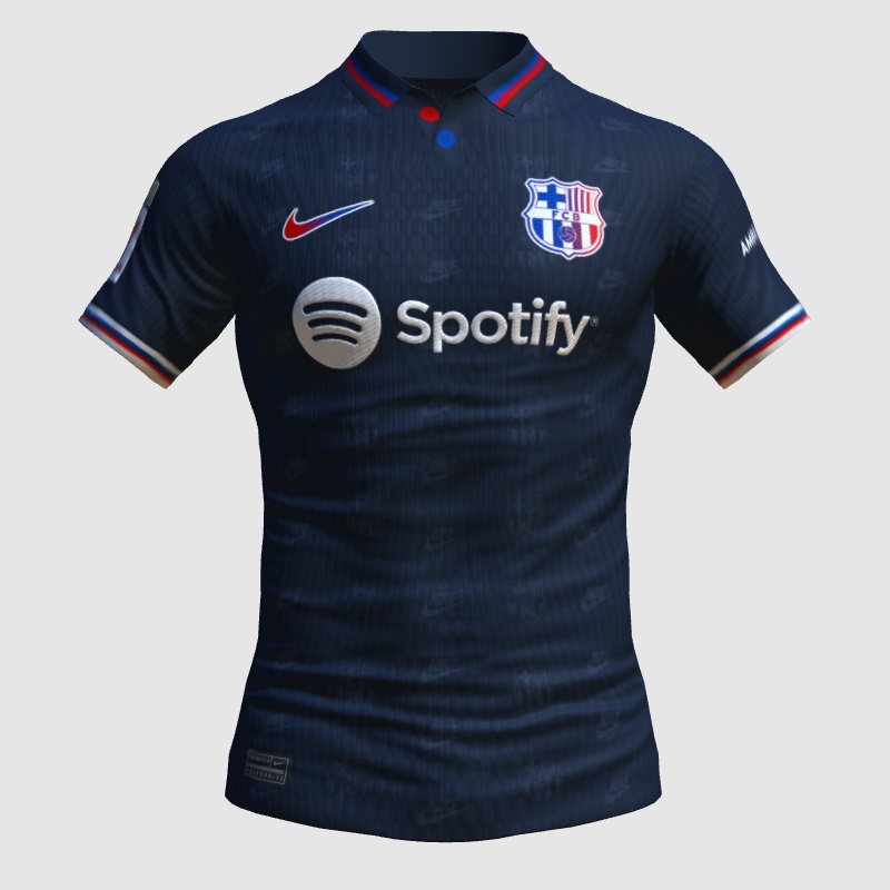Barcelona - Nike - Fourth - FIFA Kit Creator Showcase