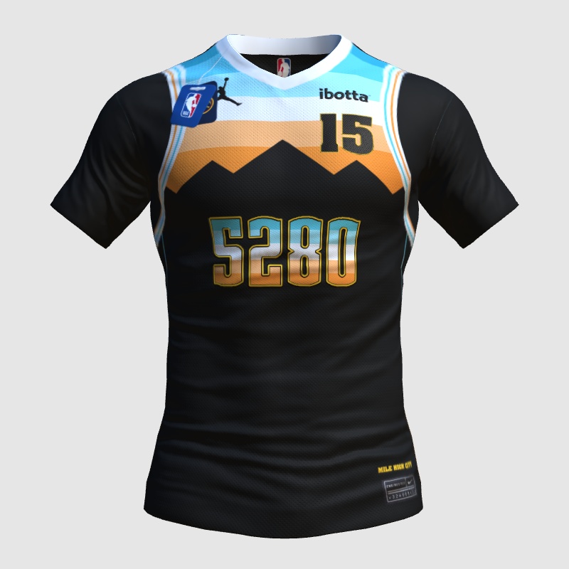 Denver Nuggets concept City Edition 24-25 - FIFA 23 Kit Creator Showcase