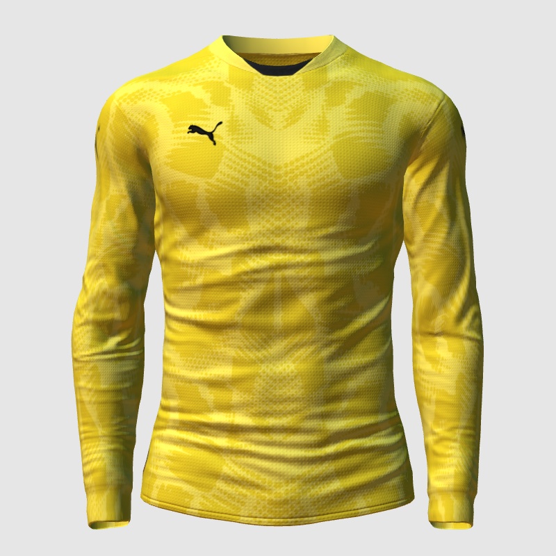 Puma 24-25 Goalkeeper Yellow - FIFA Kit Creator Showcase