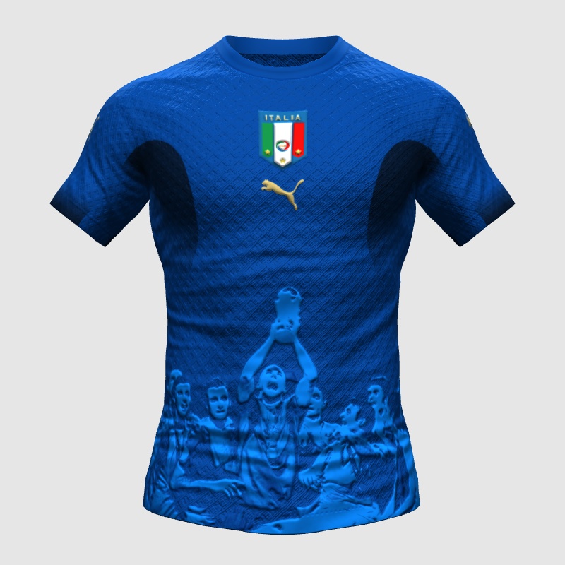 Italy 2006 World Cup Home Kit - FIFA Kit Creator Showcase