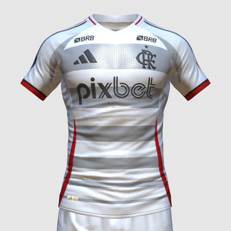 ADIDAS X FLAMENGO 2024 AWAY KIT - FIFA Kit Creator Showcase