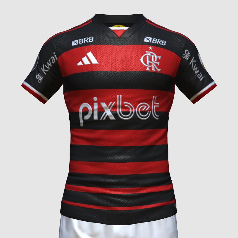 Kit Flamengo / Adidas / 2024/2025 - FIFA Kit Creator Showcase