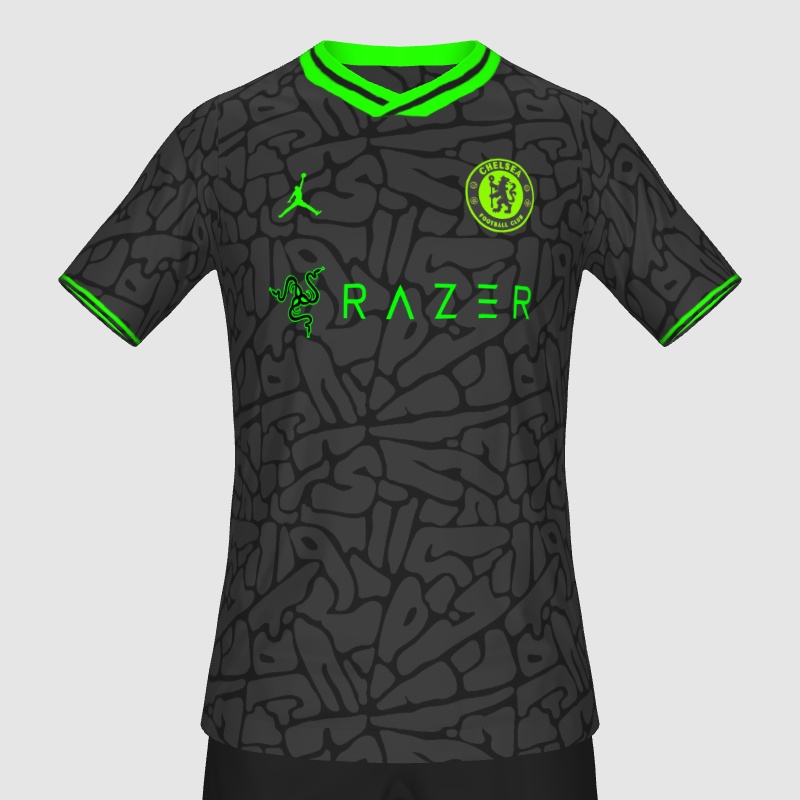 Razer x Air Jordan X Chelsea concept - FIFA Kit Creator Showcase