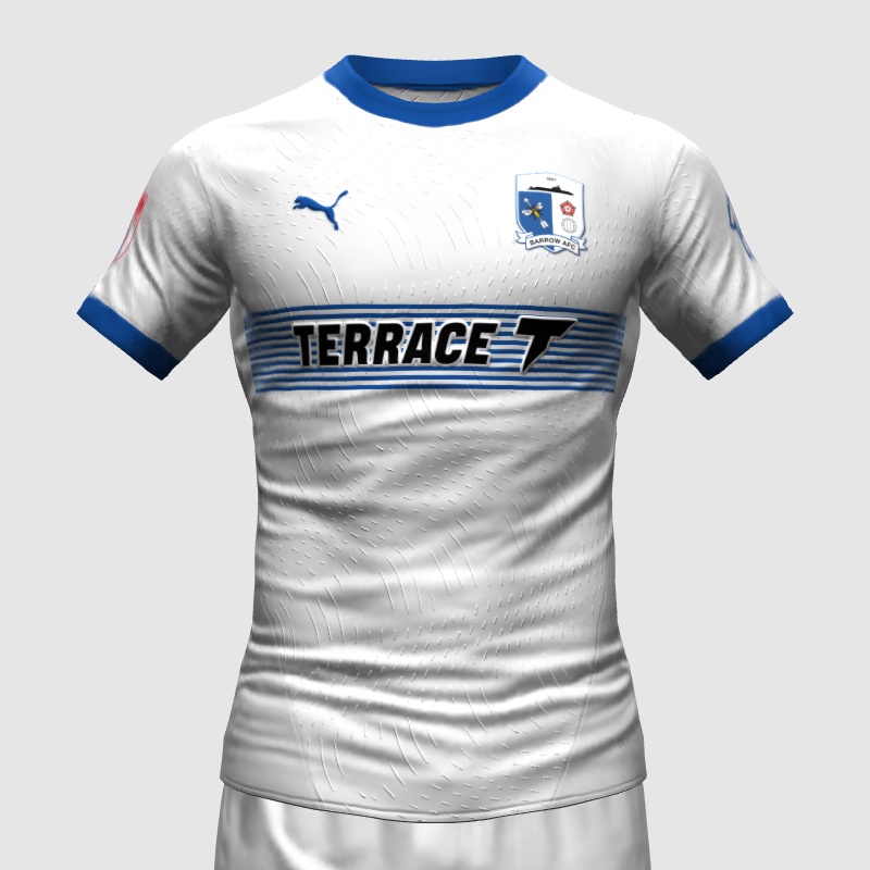 Barrow AFC 24/25 Home kit - FIFA Kit Creator Showcase