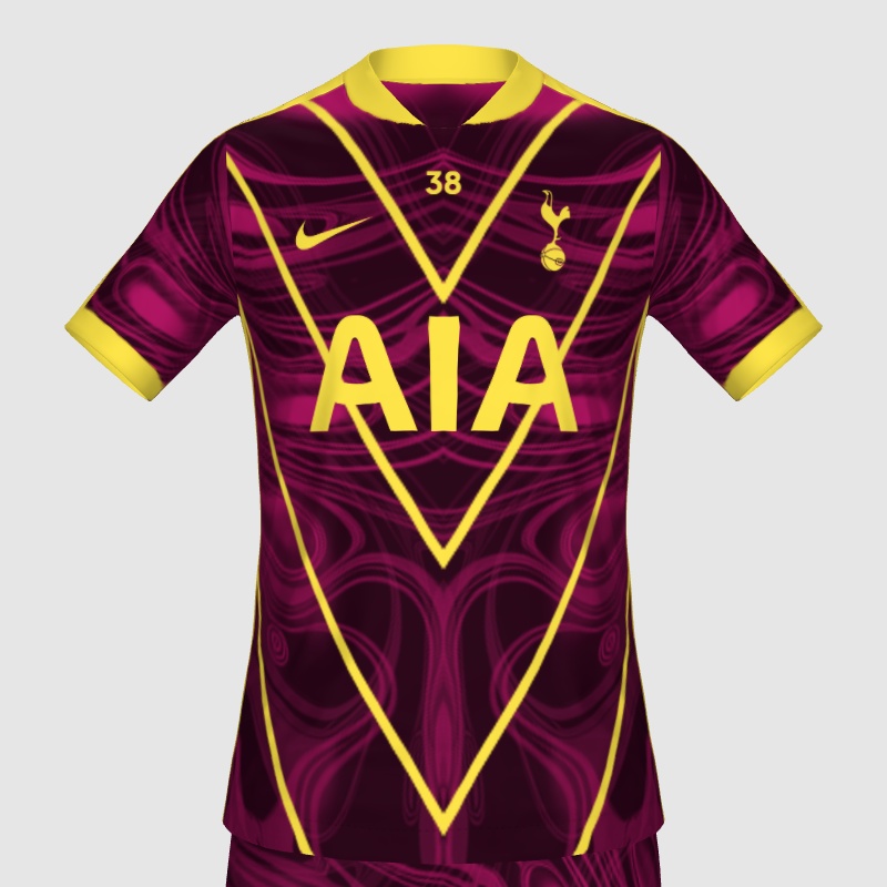 Spurs Purple/Yellow 3rd - FIFA Kit Creator Showcase