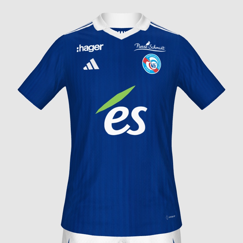 RC Strasbourg Home 24-25 - FIFA Kit Creator Showcase