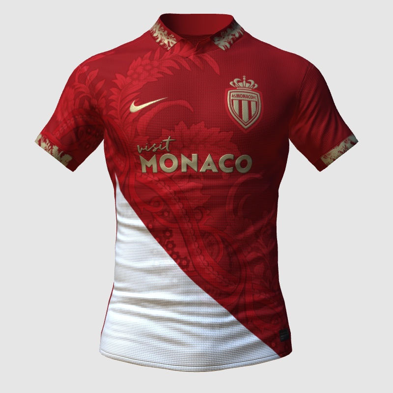 AS Monaco 25/26 Home Kit Concept - FIFA Kit Creator Showcase