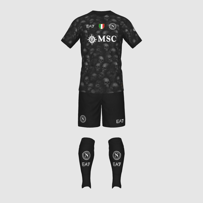 SSC Napoli 2023/2024 Halloween Kit - FIFA Kit Creator Showcase