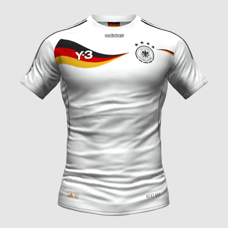 Germany X Adidas Y-3 Home Kit Concept (Comp) - FIFA Kit Creator Showcase