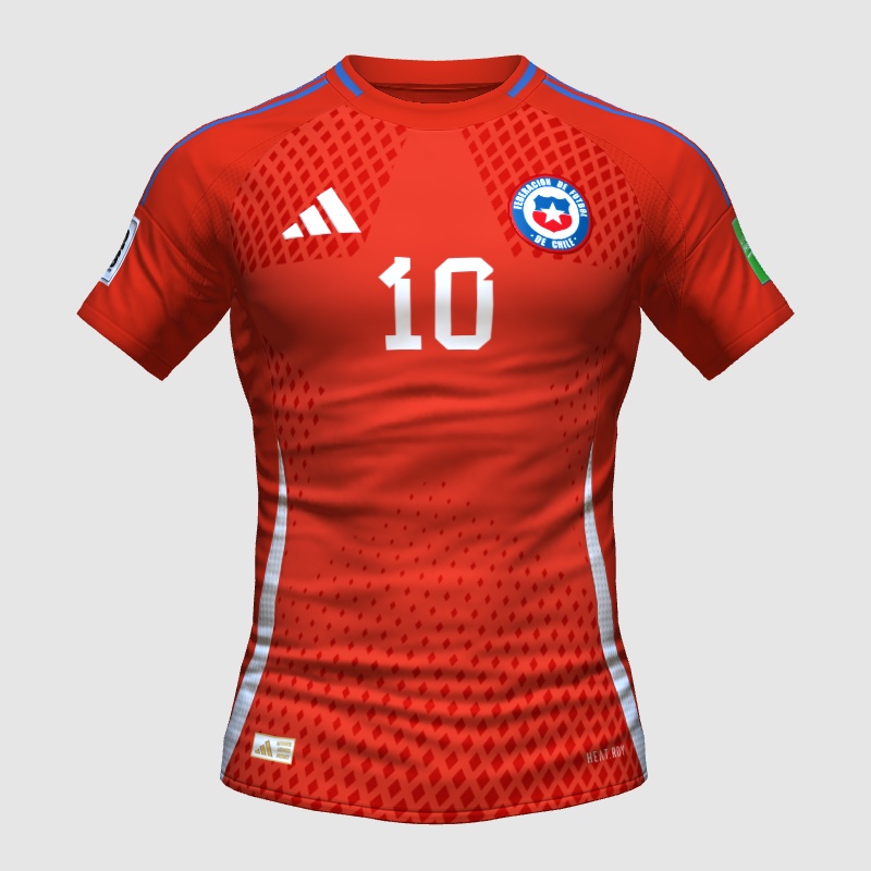 Seleccion Chile Adidas Home Kit 24-25 concept - FIFA Kit Creator Showcase