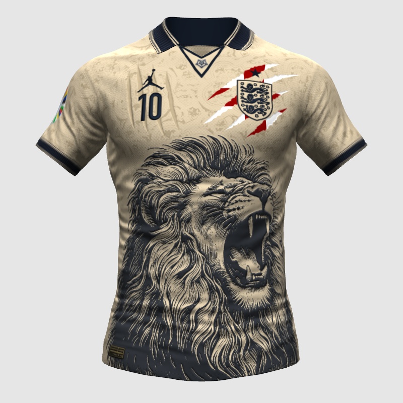 England X JORDAN 'Fighting Lions' Kit Concept - FIFA Kit Creator Showcase