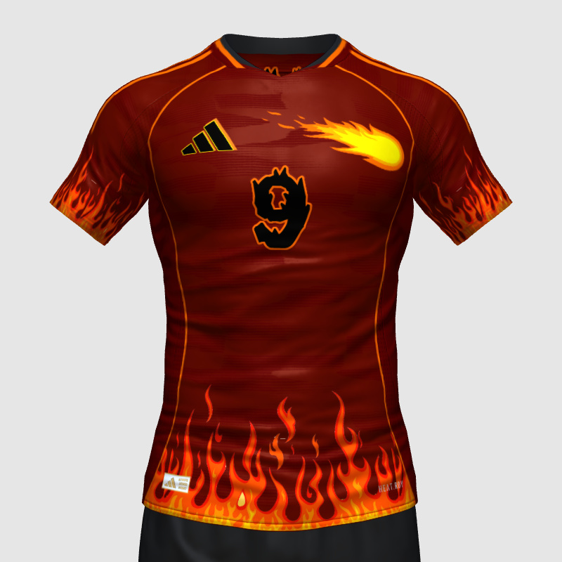 Flames Home FANTASY Adidas Concept - FIFA Kit Creator Showcase
