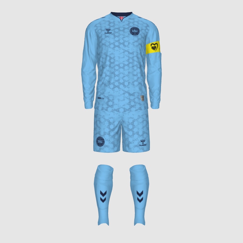 Denmark - GK - Hummel - FIFA Kit Creator Showcase