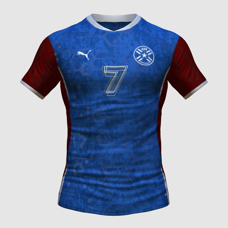 Paraguay Copa America Away Kit Concept - FIFA Kit Creator Showcase