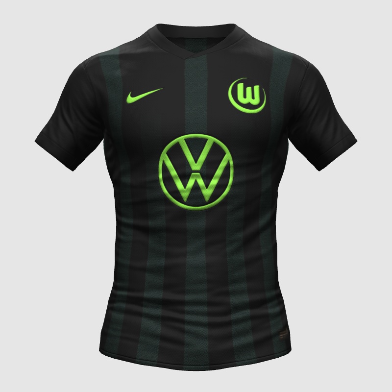 VFL Wolfsburg 2024-25 away kit - FIFA Kit Creator Showcase