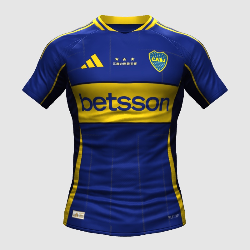 Boca Juniors 2024-2025 retro inspired kit - FIFA Kit Creator Showcase