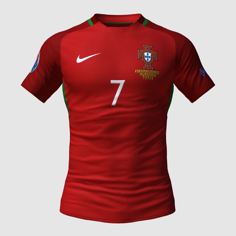 Portugal - Official EURO 2016 Final Kit - FIFA Kit Creator Showcase