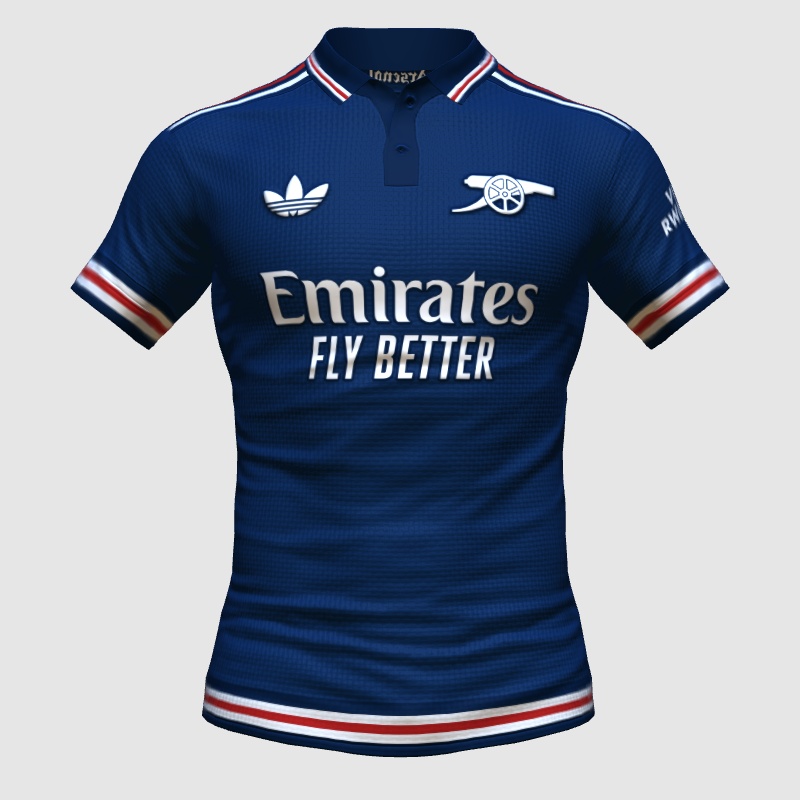 Arsenal x Adidas "Red White & Blue" Concept Kit - FIFA Kit Creator Showcase