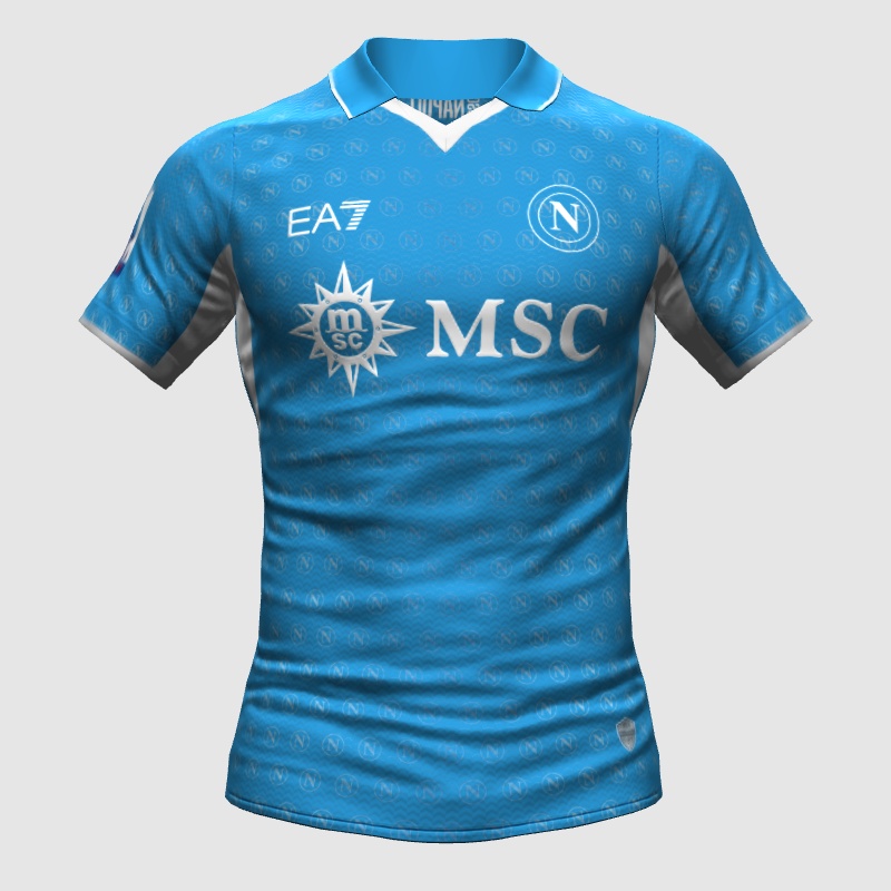 SSC Napoli 24/25 Home Kit - FIFA Kit Creator Showcase