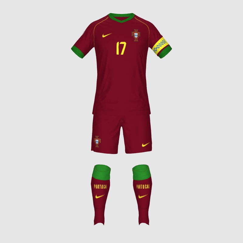 Portugal 2006 Home (World Cup) - FIFA Kit Creator Showcase