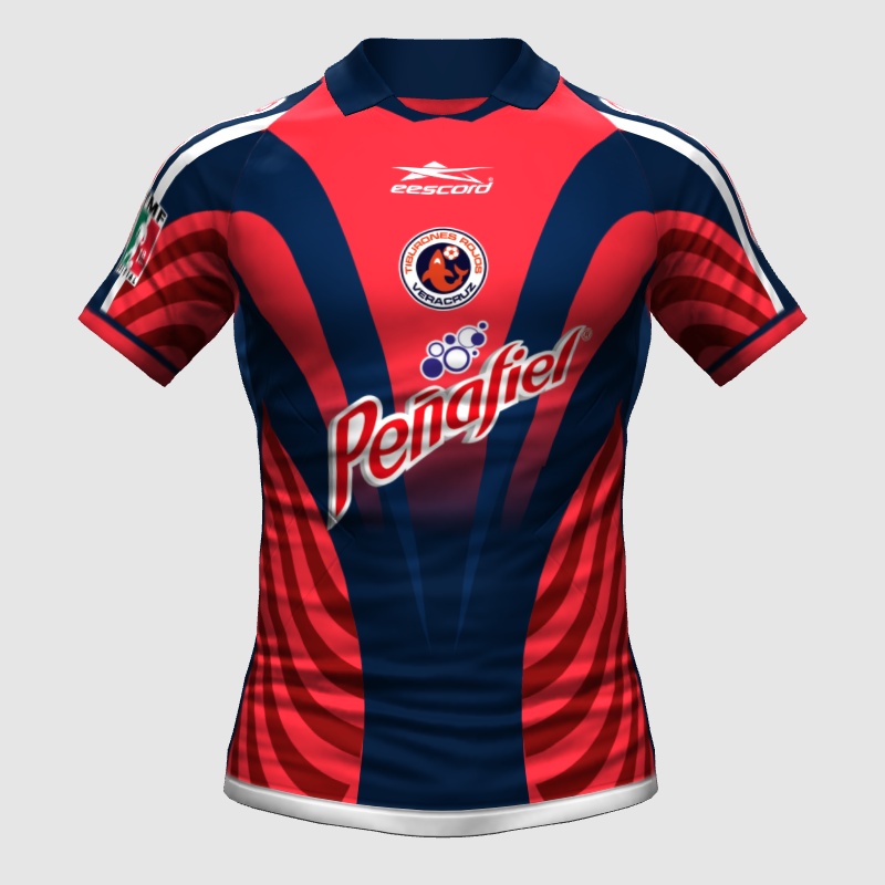Tiburones Rojos Veracruz Home kit 1999 jersey - FIFA Kit Creator Showcase