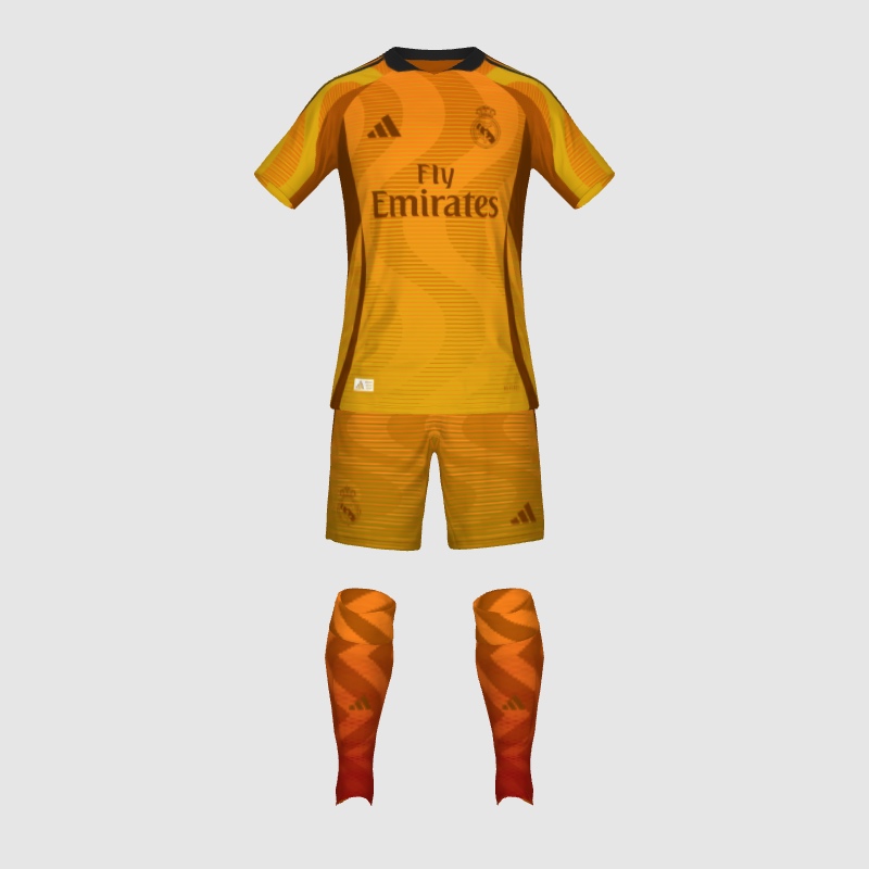 Real Madrid Concept Orange - FIFA Kit Creator Showcase