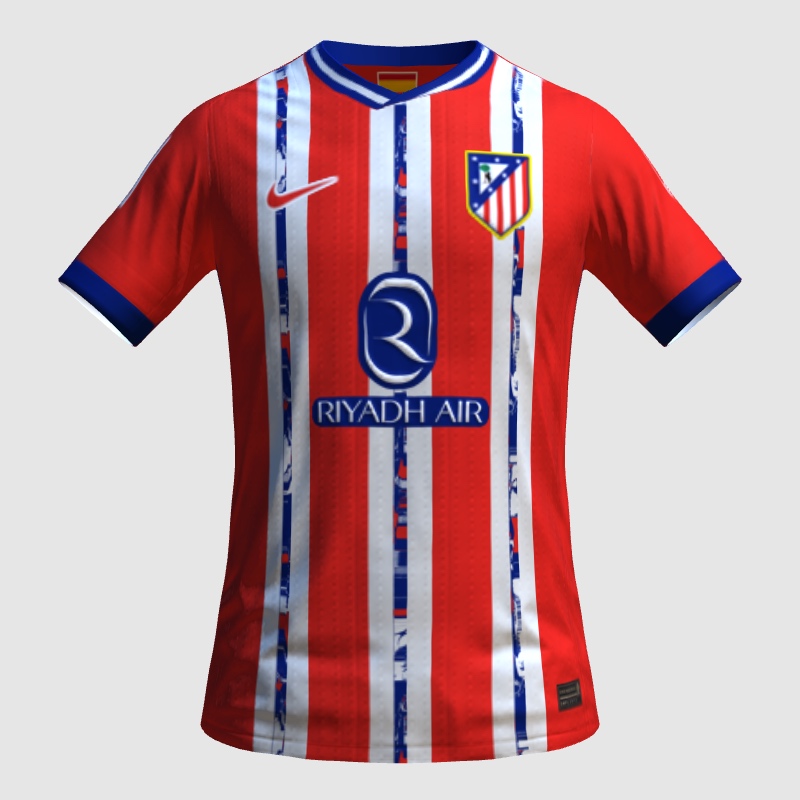 Custom Atlético de Madrid Home Shirt - FIFA Kit Creator Showcase