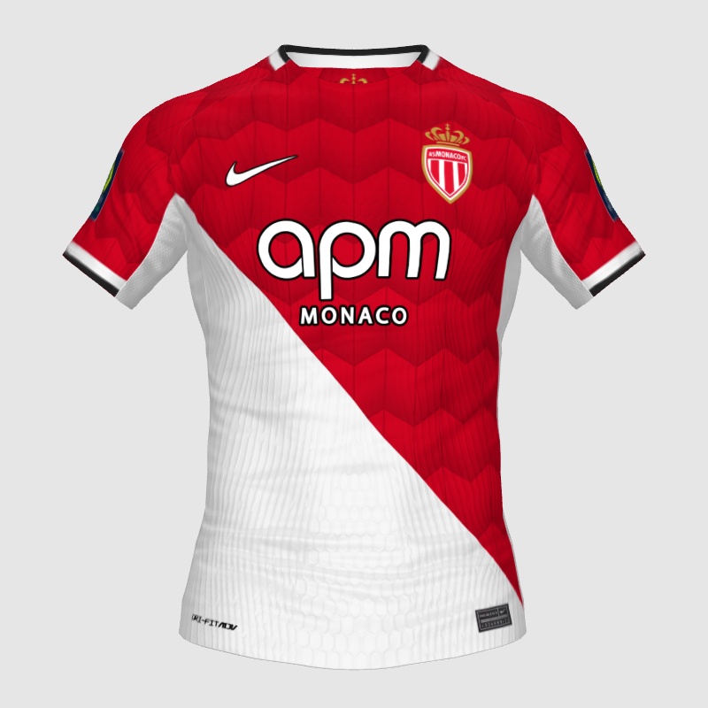 AS Monaco FC Home Kit Concept - FIFA Kit Creator Showcase